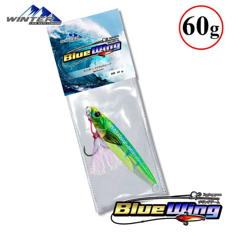 เหยื่อจิ๊ก WINTER BLUE WING 60g. สีเขียว – อุปกรณ์ตกปลาขายปลีก-ส่งทั่วไทย